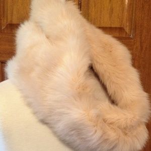 Express | Accessories | Express Faux Fur Infinity Scarf Blush Pink ...